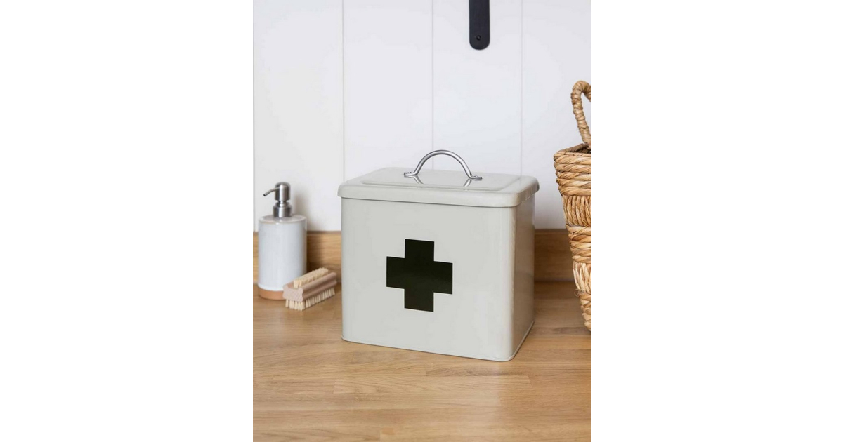 Plechový box na léky First Aid Clay | Elarte