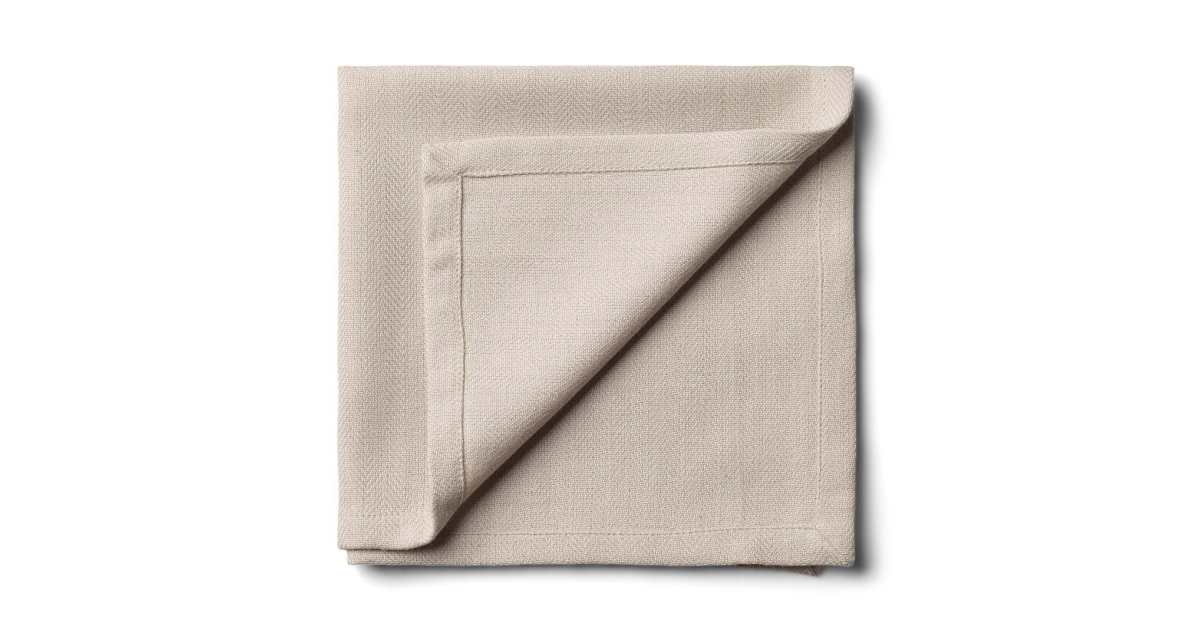 Bavlněné ubrousky Light Stone - set 2 ks | Elarte