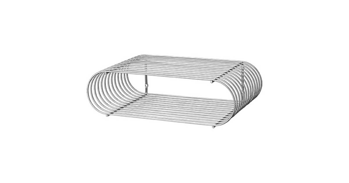 Polička Curves Silver | Elarte
