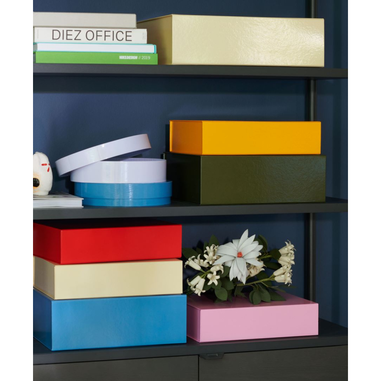 Úložný box Cardboard Storage Light Pink 33 x 25 cm | Elarte